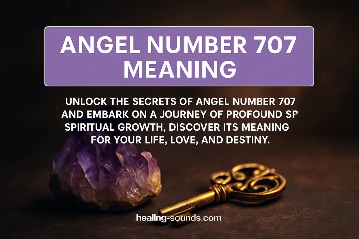 Nombre angélique 707 : signification spirituelle et guide de développement