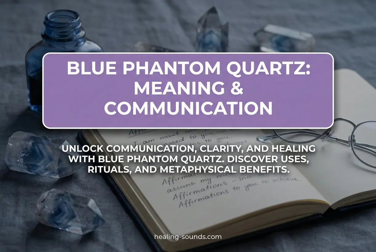 Blue Phantom Quartz: Meaning, Healing & Communication Uses