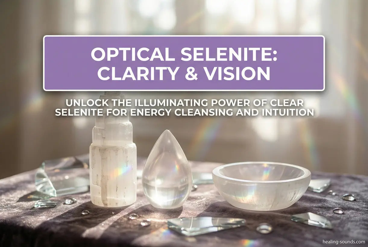 Clear Selenite: Optical Selenite Meanings & Vision Clarity Guide