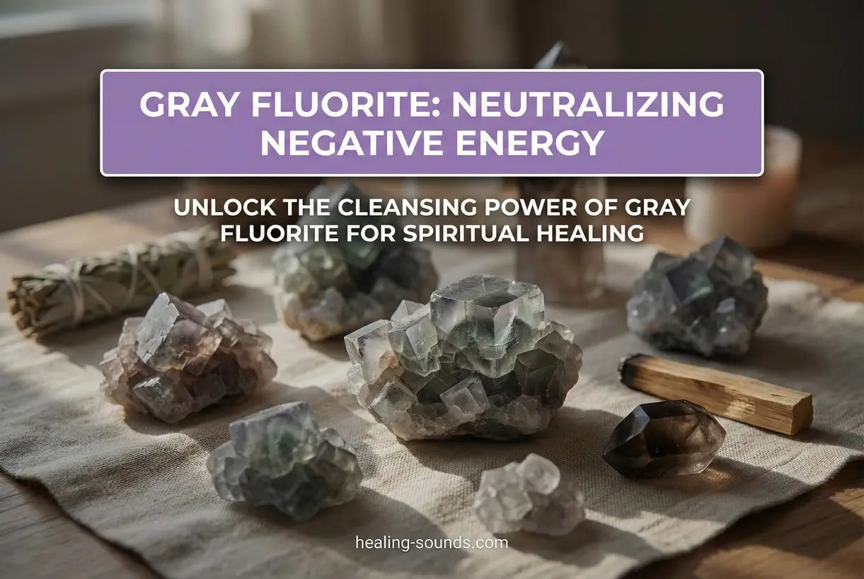 Gray Fluorite: Properties, Meaning & Neutralizing Energy Guide