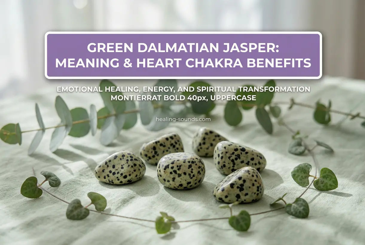 Green Dalmatian Jasper: Meaning, Benefits & Heart Chakra Uses