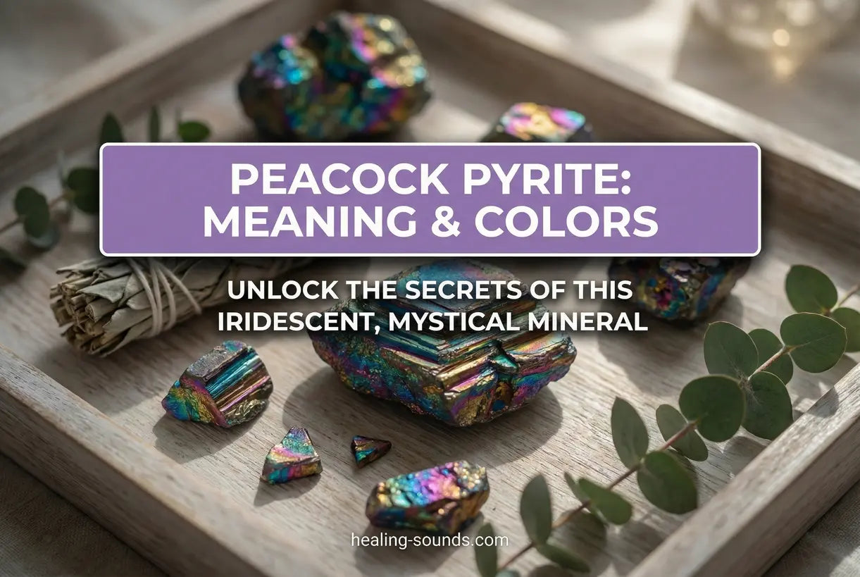 Peacock Pyrite Meaning & Properties: Colors, Healing & Uses