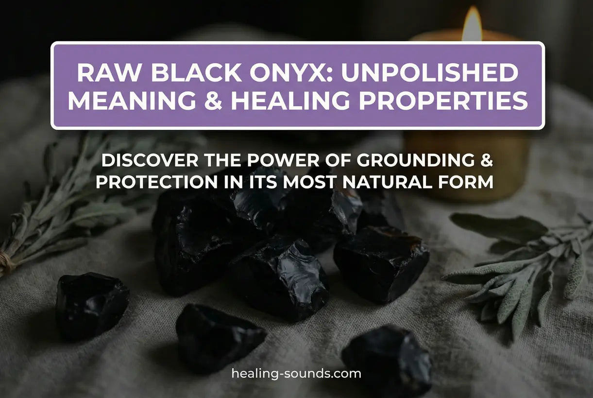 Raw Black Onyx Meaning & Healing Properties – Unpolished Guide
