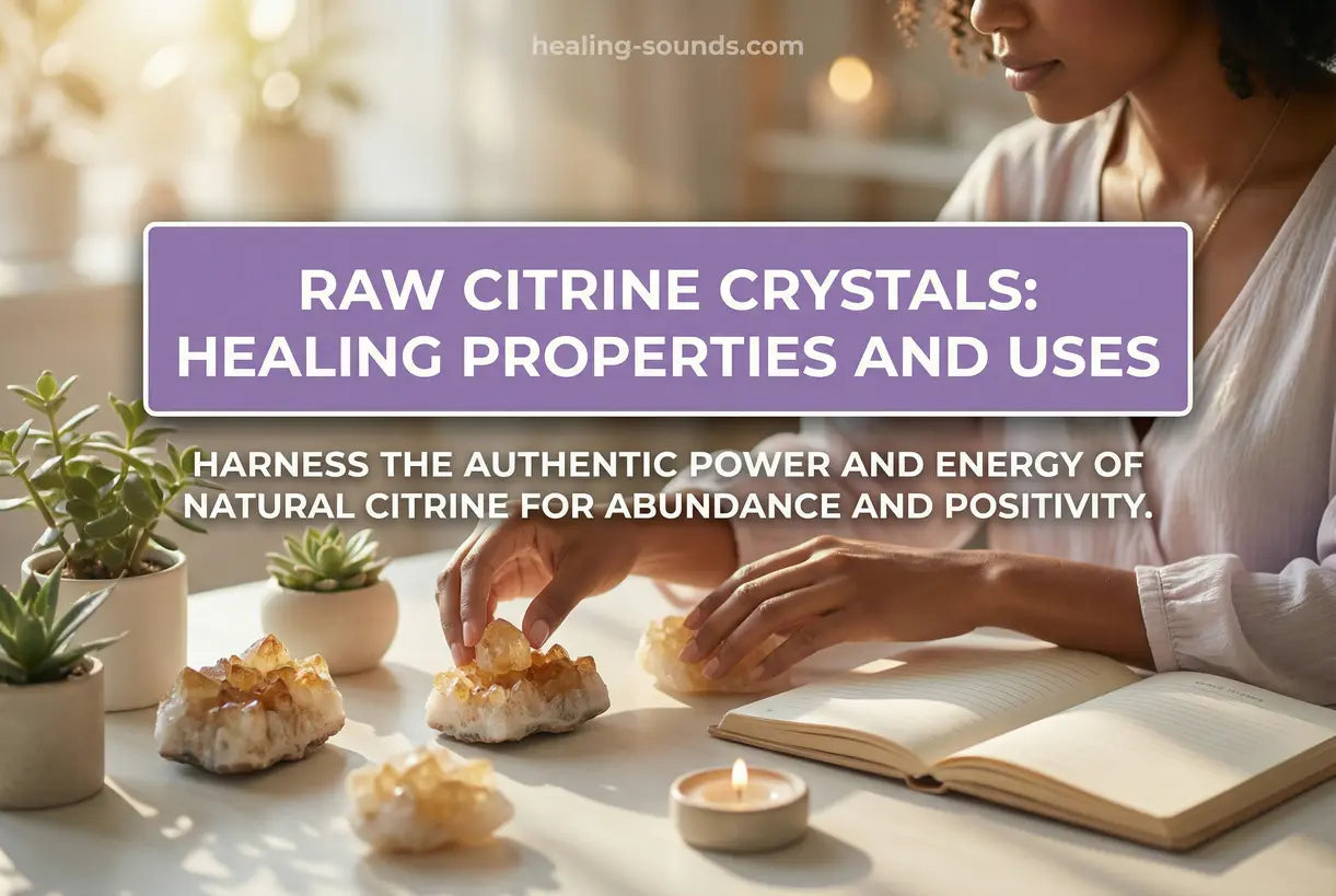 Raw Citrine Healing Properties, Benefits & Natural Uses Guide