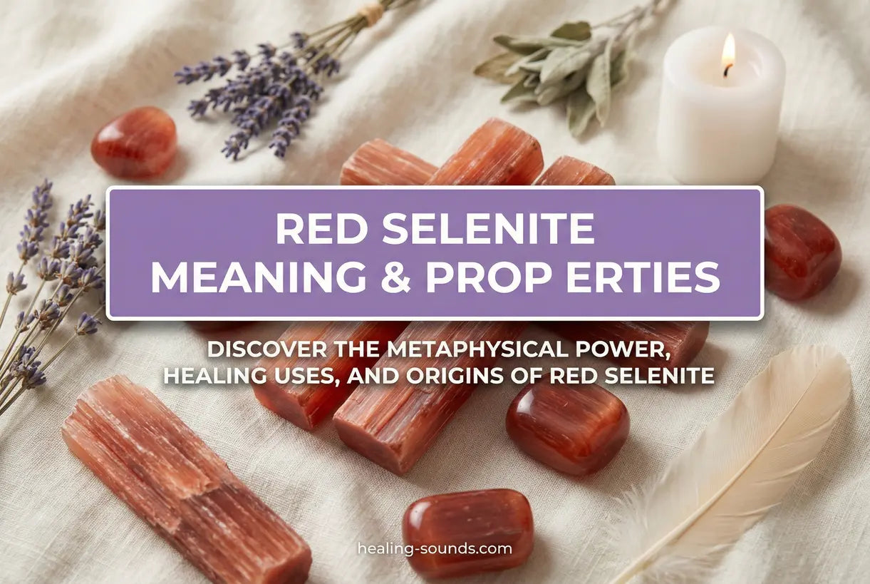 Red Selenite Meaning & Properties – Healing Crystal Guide