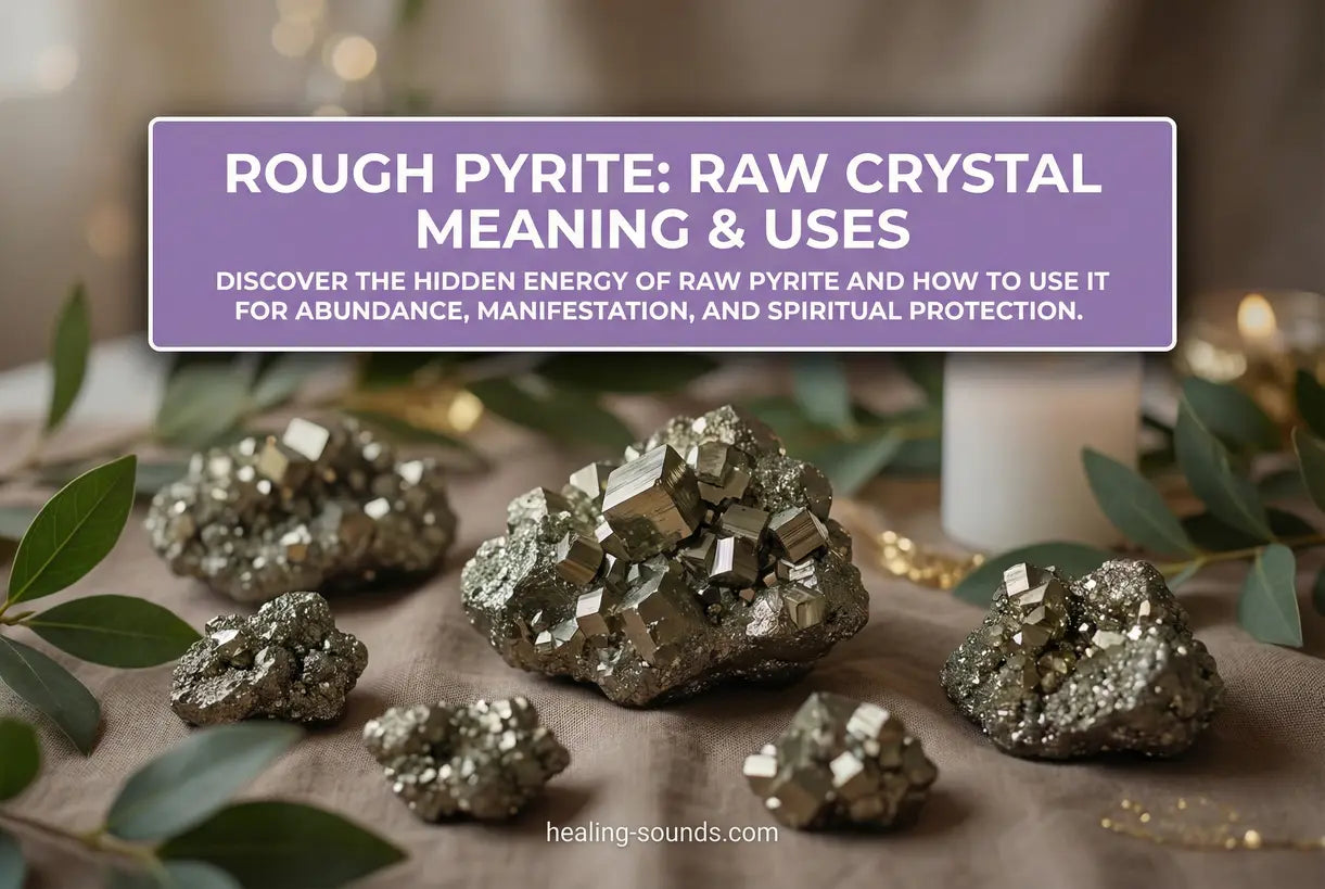 Rough Pyrite Meaning & Uses – Raw Pyrite Crystal Guide