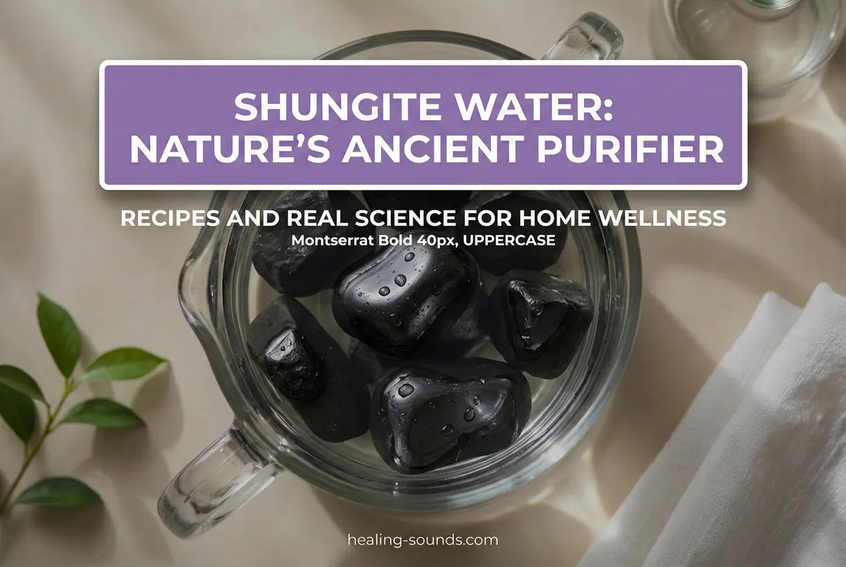 Shungite Water Benefits, Recipe & Purification Guide